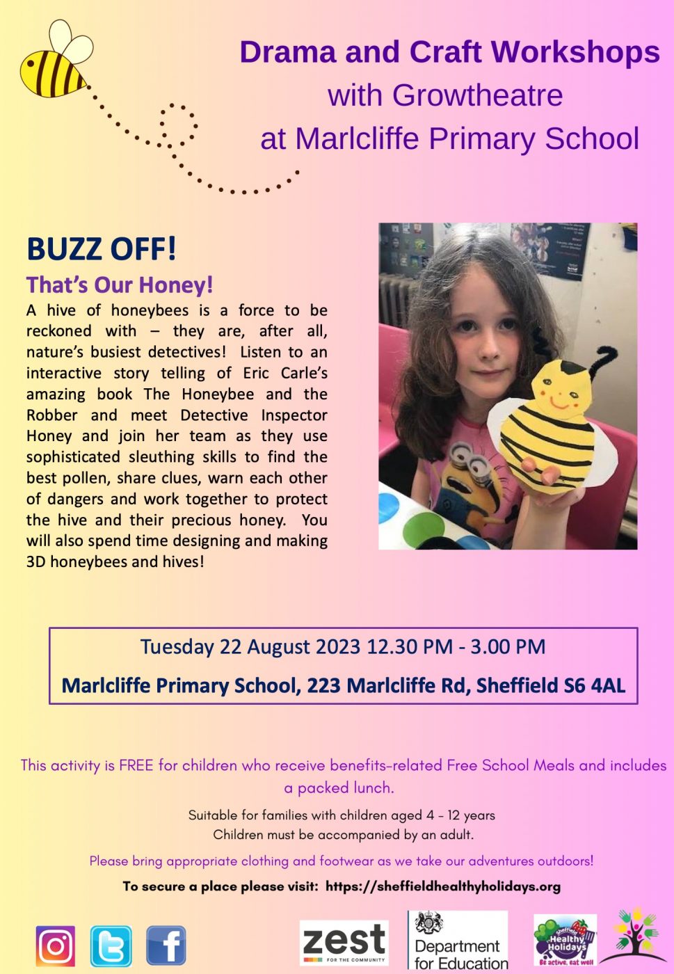 Grow theatre HAF Activities - Zest