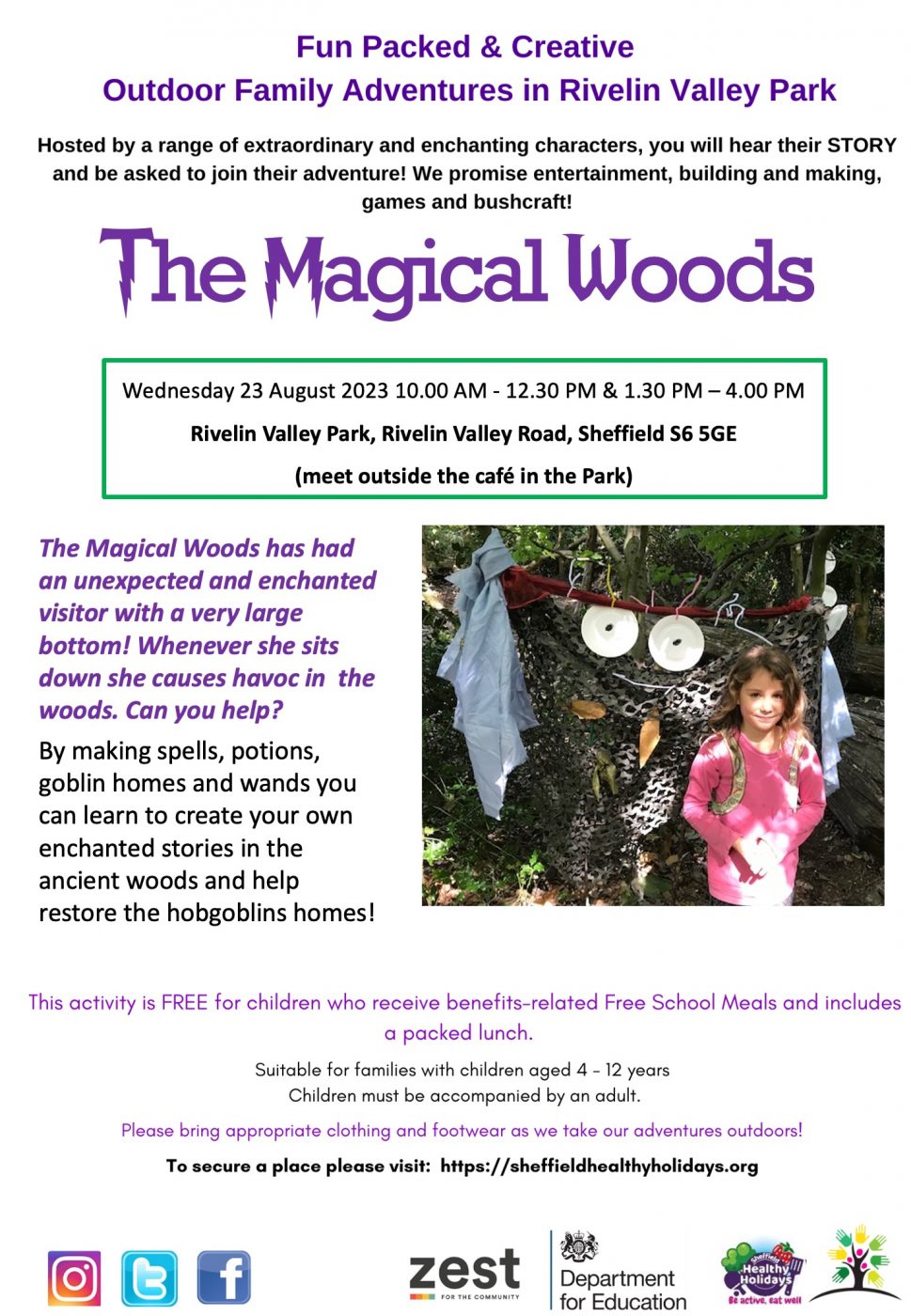 Grow theatre HAF Activities - Zest