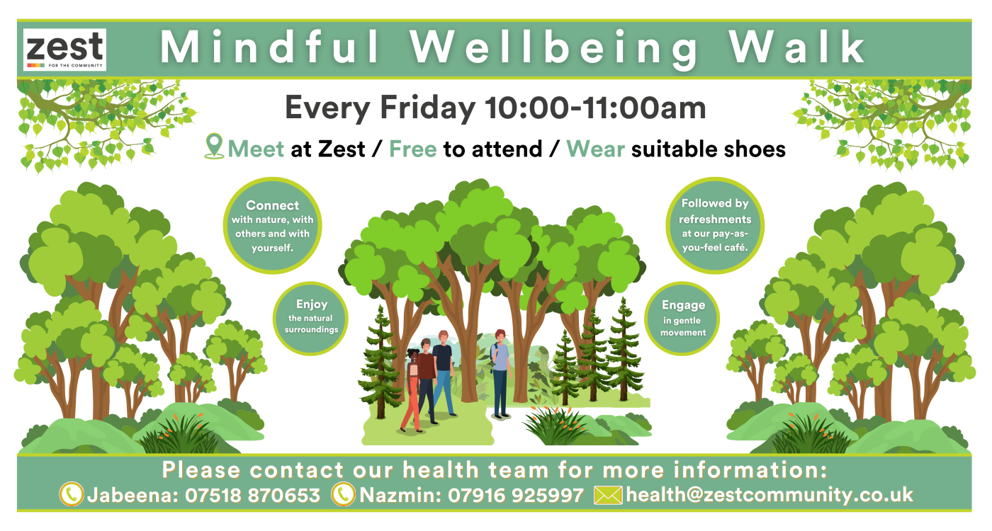 Mindful Wellbeing Walk - Zest